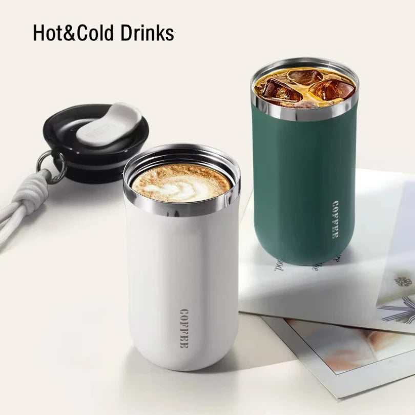 2025 New 350ml Stainless Steel Coffee Mug Double Wall Vacuum Insulated