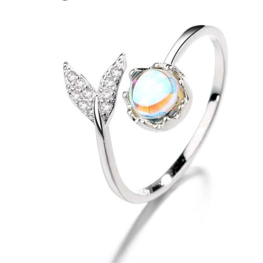 Madeinsea© - Diamond Opal Mermaid Tail Ring