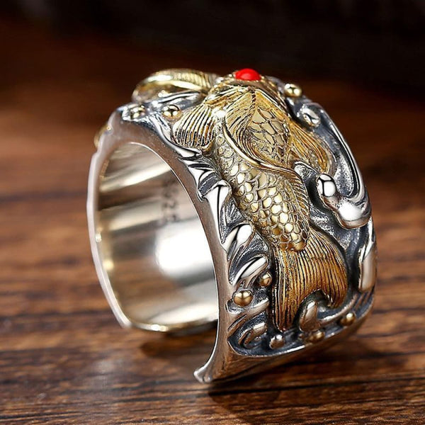 Madeinsea© - Gold Koi Fish Ring