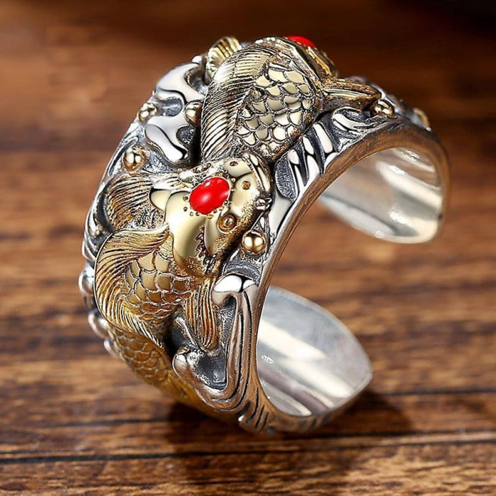 Madeinsea© - Gold Koi Fish Ring