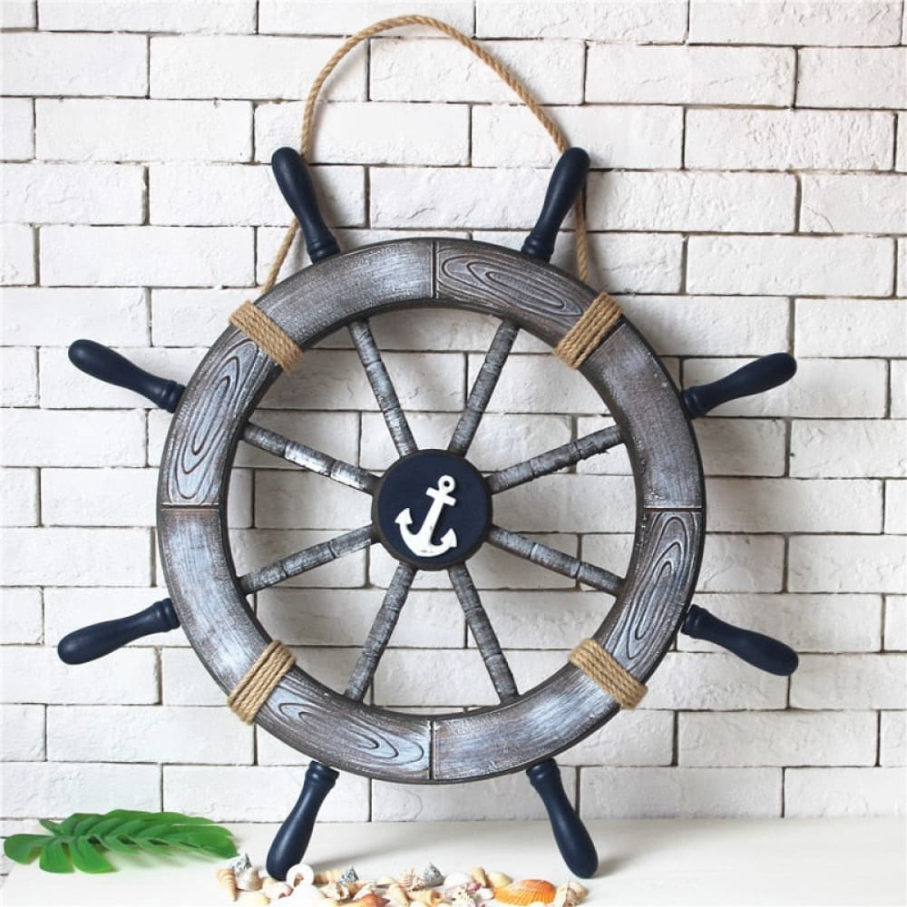 Madeinsea© - Mediterranean Ship Wooden Rudder [80cm]