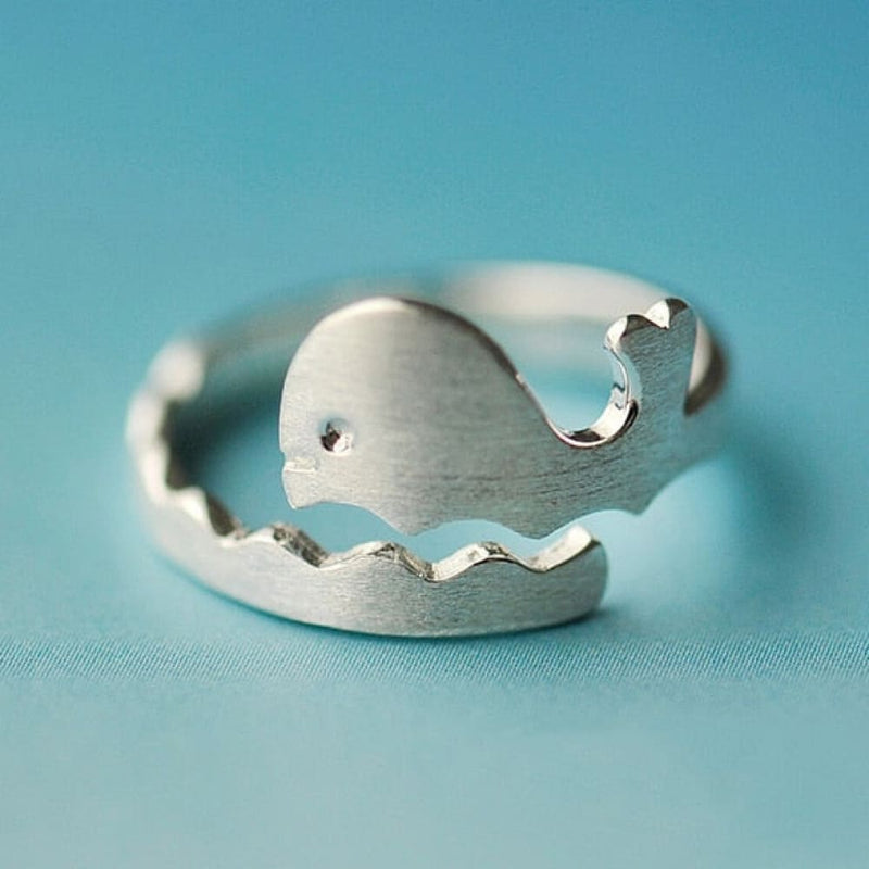 Madeinsea© - Resizable Whale Ring