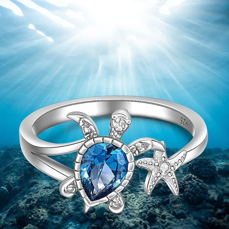 Madeinsea© - Sterling Sea Turtle Ring
