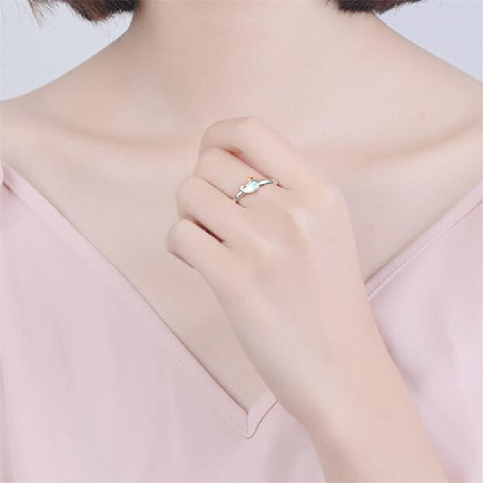 Madeinsea© - Sterling Silver Whale Ring