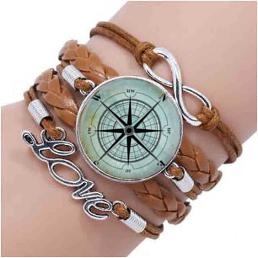 Madeinsea© - Vintage Compass Bracelet
